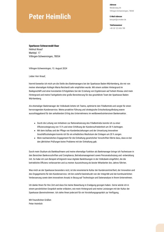 Bewerbung Als Freundin Als Pdf Das Anschreiben | Karriereportal