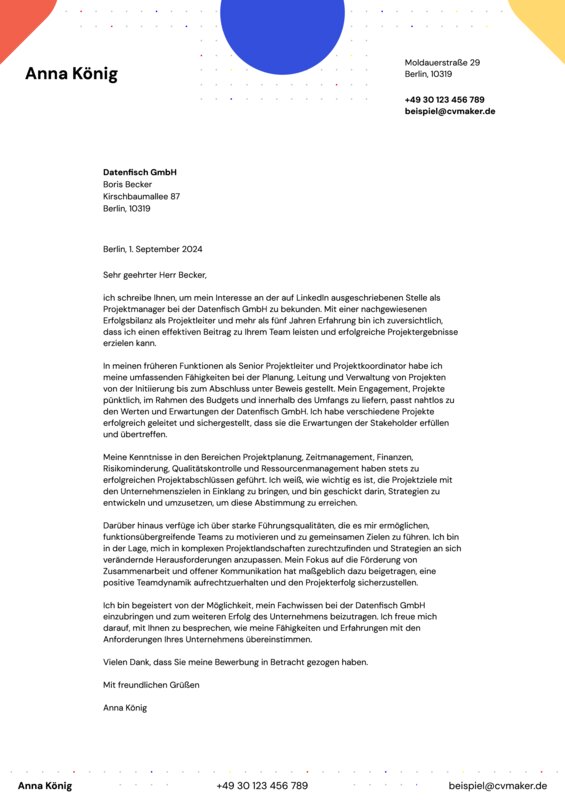 Vorlagen Bewerbungsschreiben